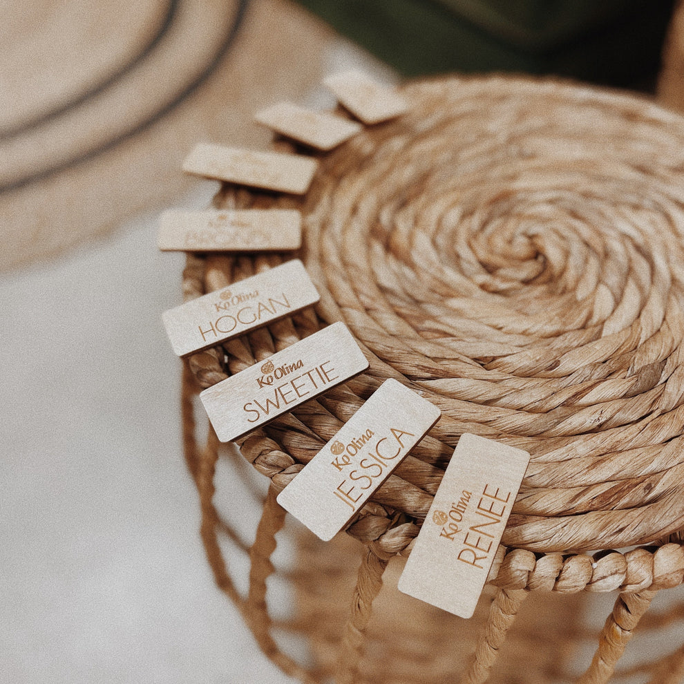 Custom Name Tags – 4PM IN HONOLULU